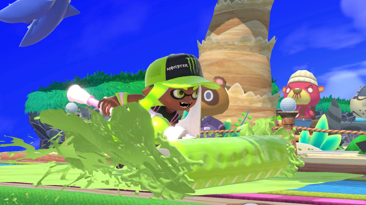 Monster Energy Inkling!(c04/c00 and w/ UI!) Mod for Super Smash Bros ...