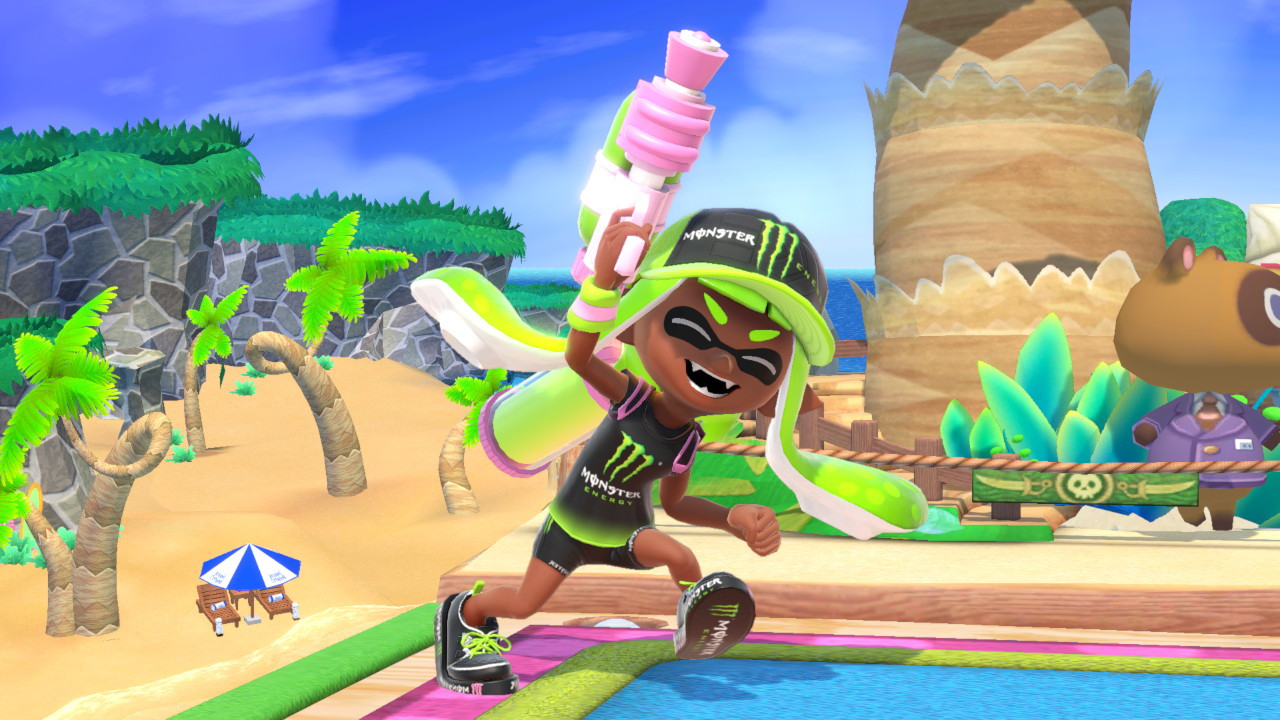 Monster Energy Inkling!(c04/c00 and w/ UI!) Mod for Super Smash Bros ...