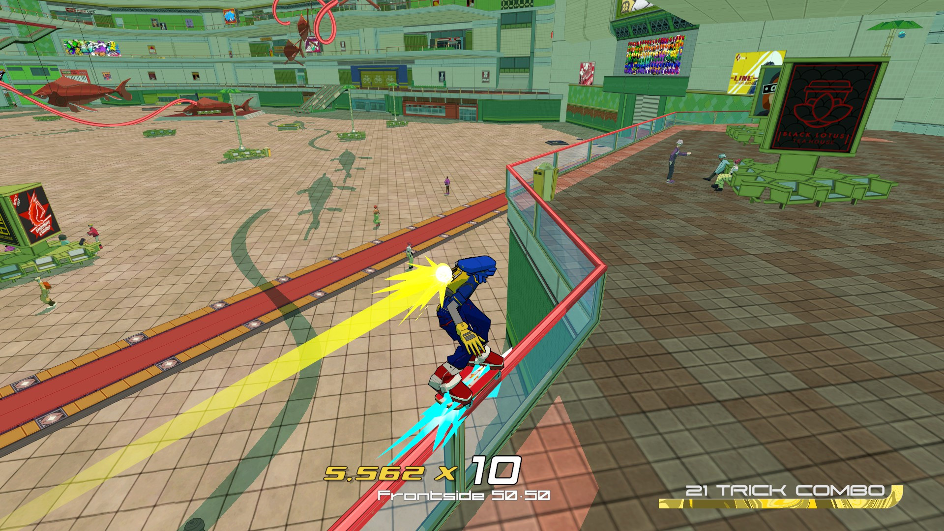 Sonic Frontiers Skateboard Mod for Bomb Rush Cyberfunk | BRC Mods