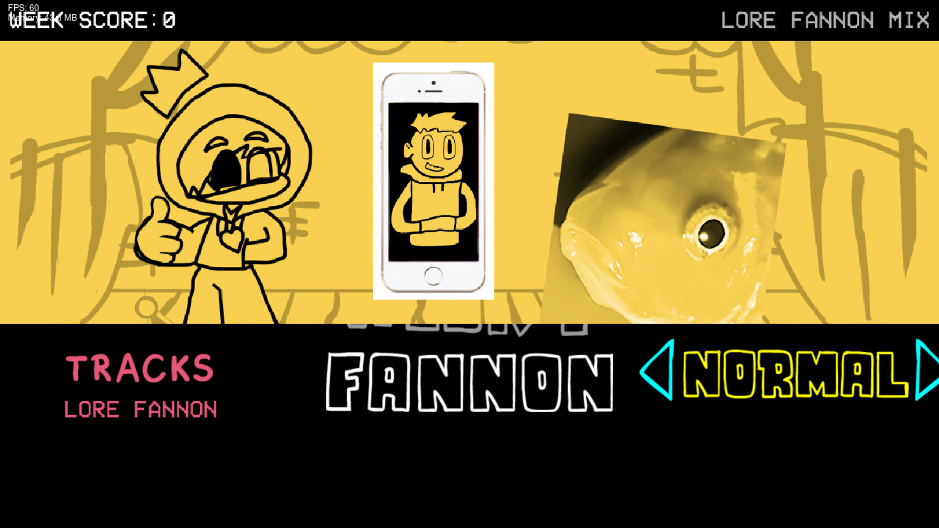 FNF Lore Fannon Mix Mod for Friday Night Funkin' | FNF Mods