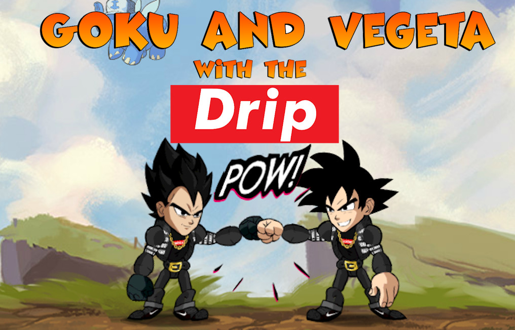 Goku and Vegeta with DRIP Mod for Brawlhalla | BHalla Mods