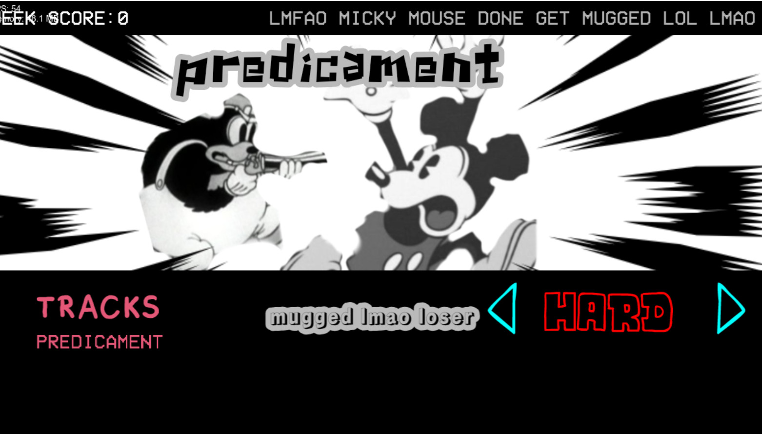 ONESHOT MOD: mickey gets mugged lmfao Mod for Friday Night Funkin ...