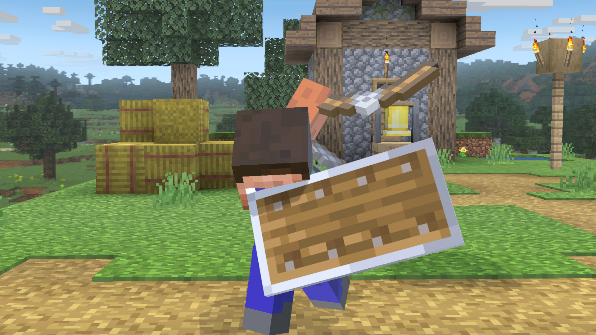 Minecraft Steve over Link Mod for Super Smash Bros. Ultimate | SSBU Mods