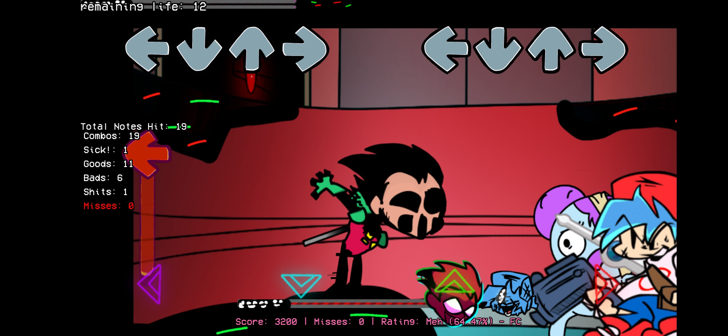 FNF GLITCHED DIMENSIONS TEMP1 Mod for Friday Night Funkin' | FNF Mods