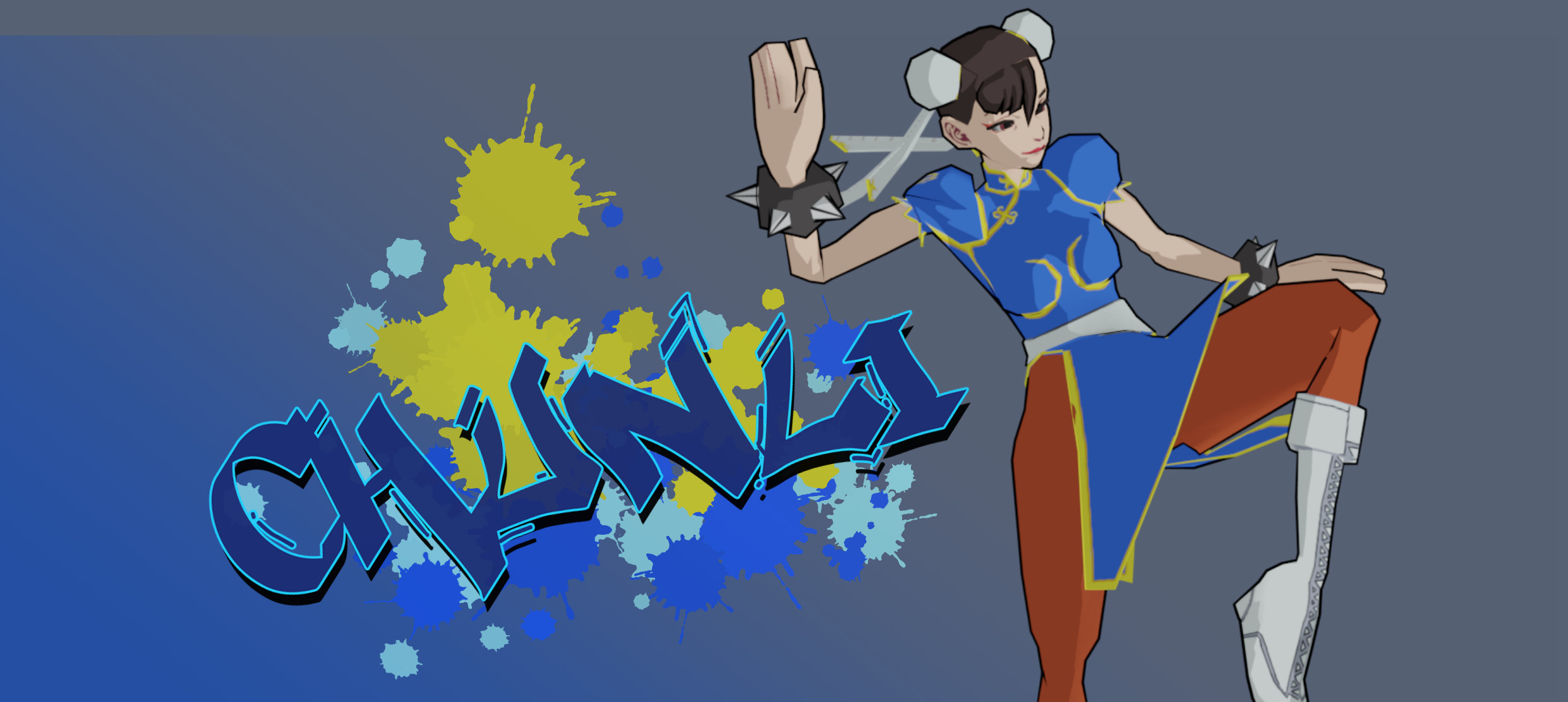 Chun Li (Street Fighter) Mod for Bomb Rush Cyberfunk | BRC Mods