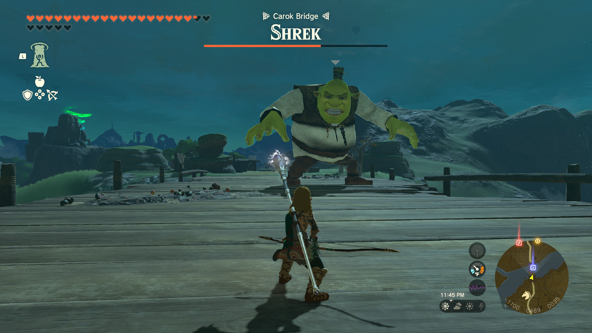 Shrek Hinox Mod for The Legend of Zelda: Tears of the Kingdom | TOTK Mods