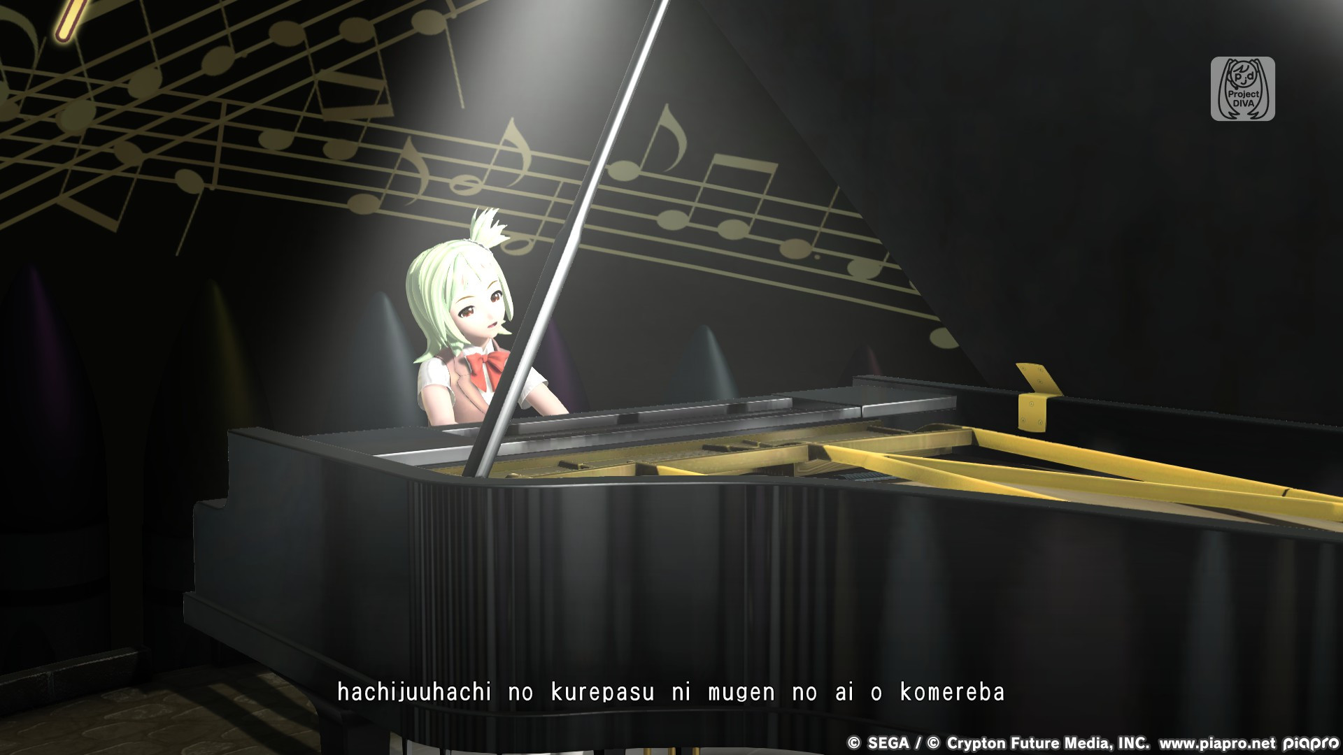 Piano Girl Gumi Mod for Hatsune Miku: Project DIVA Mega Mix+ ...