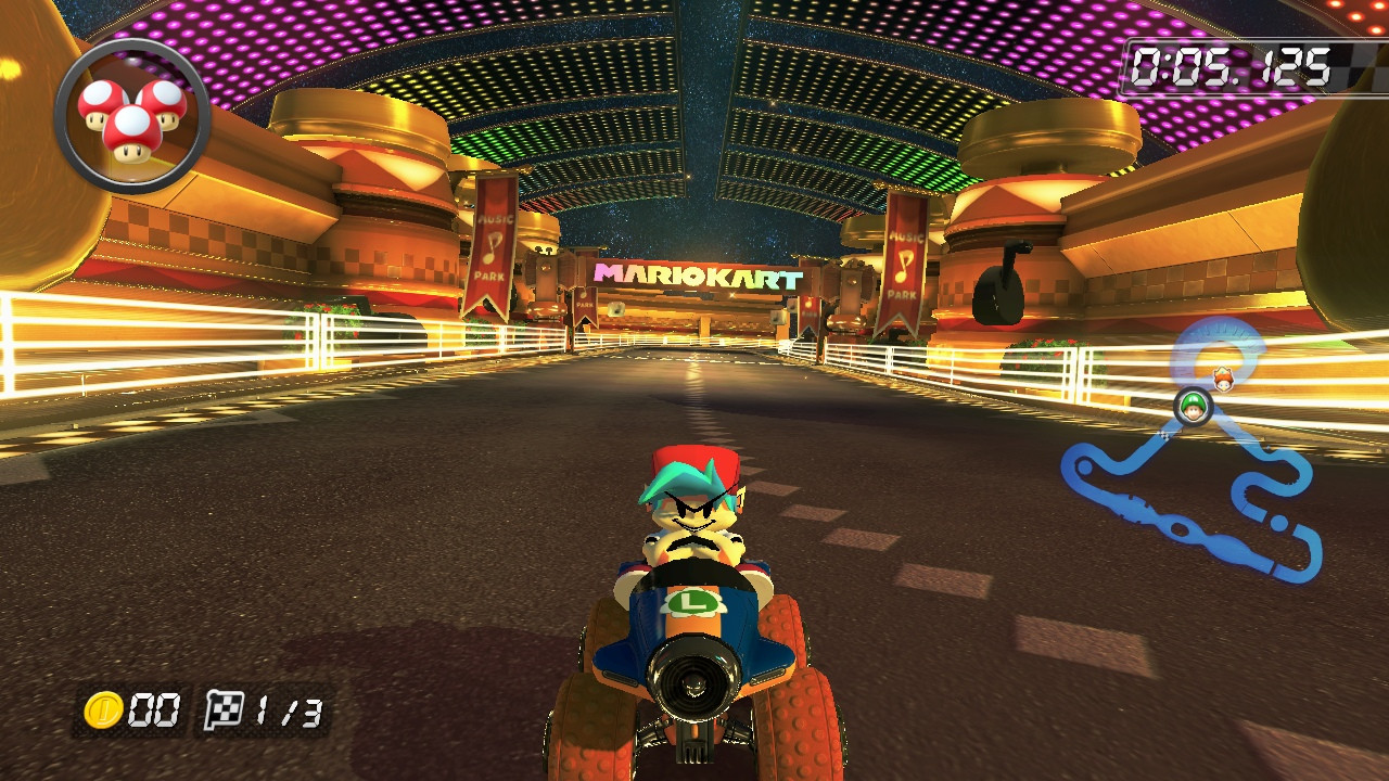 Boyfriend (Friday Night Funkin') Mod for Mario Kart 8 | MK8 Mods