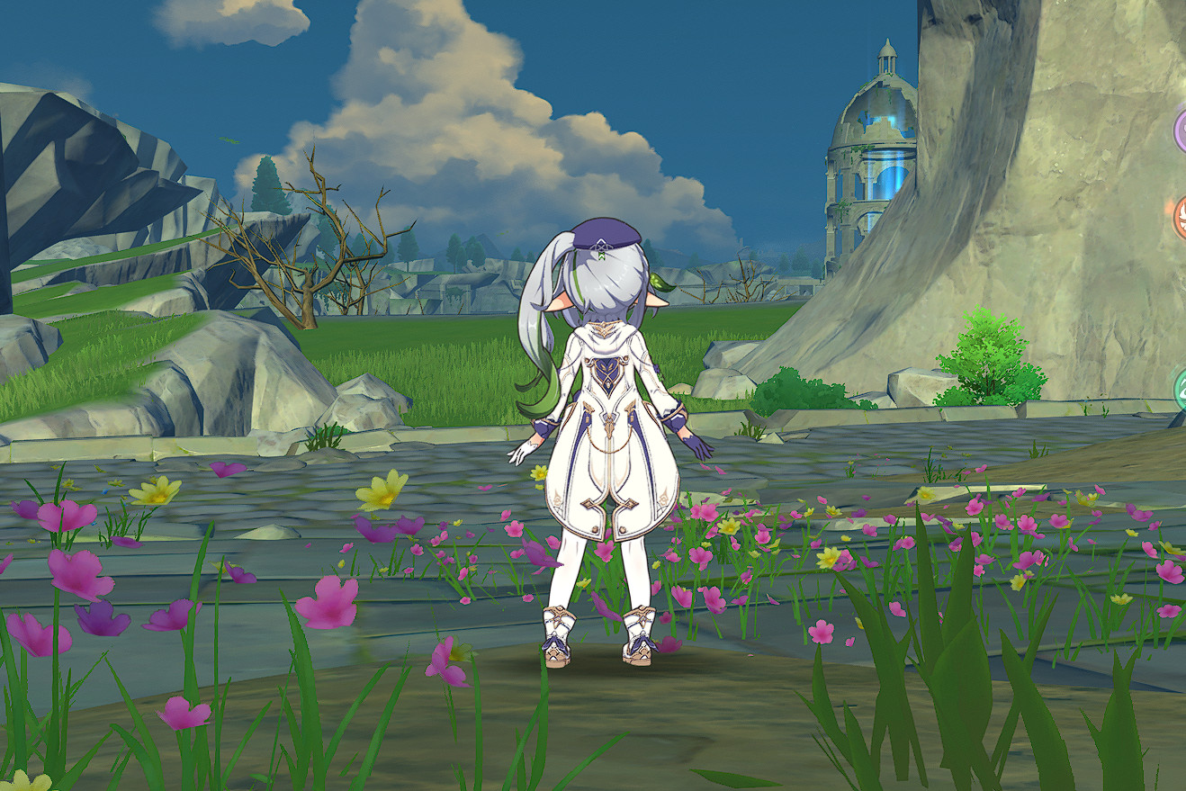 Nahida -"Verdant Sky" Outfit- Recolor Mod for Genshin Impact | GI Mods