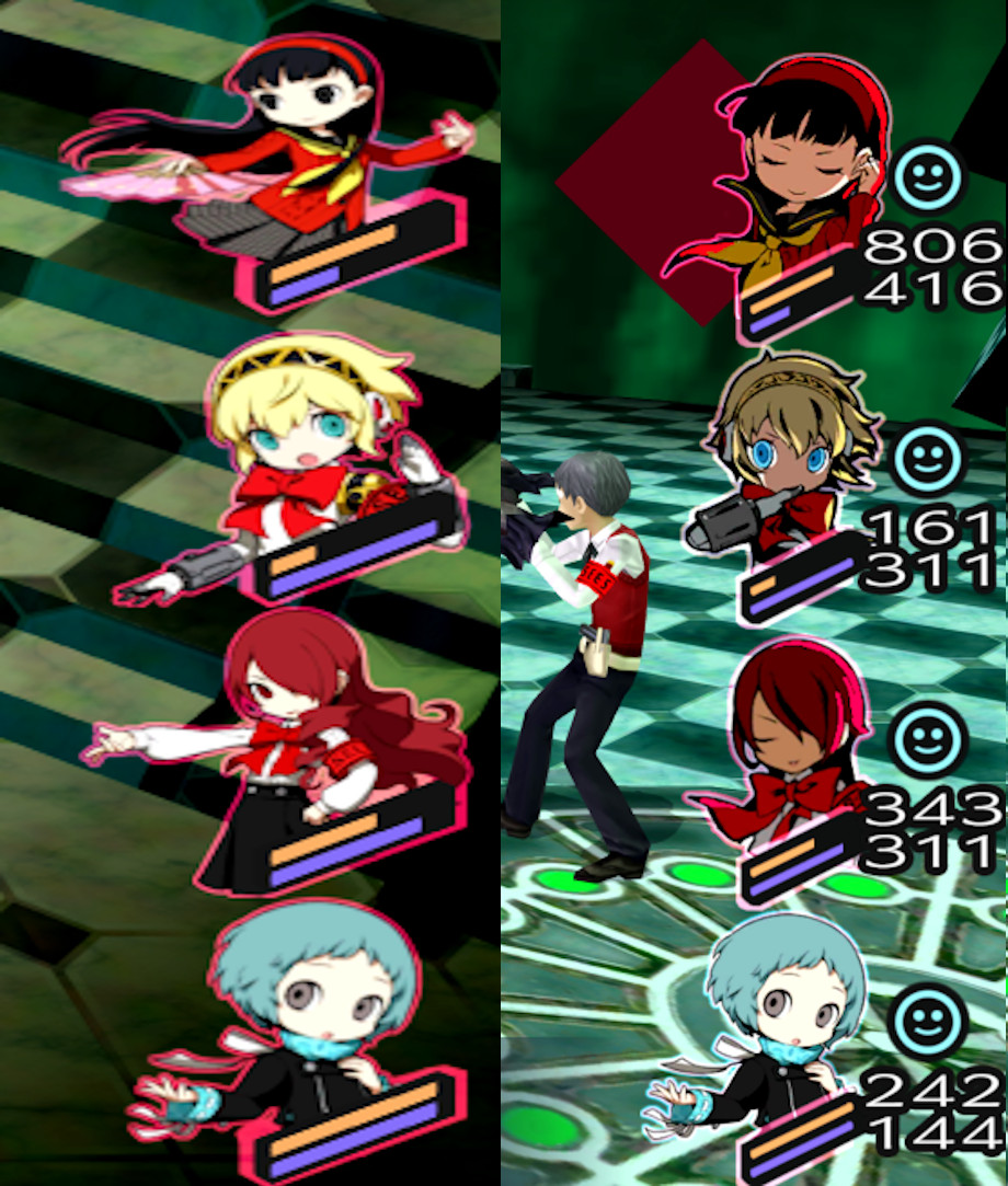 PQ2 Battle Portraits Mod for Persona 3 Portable (PC) | P3P PC Mods