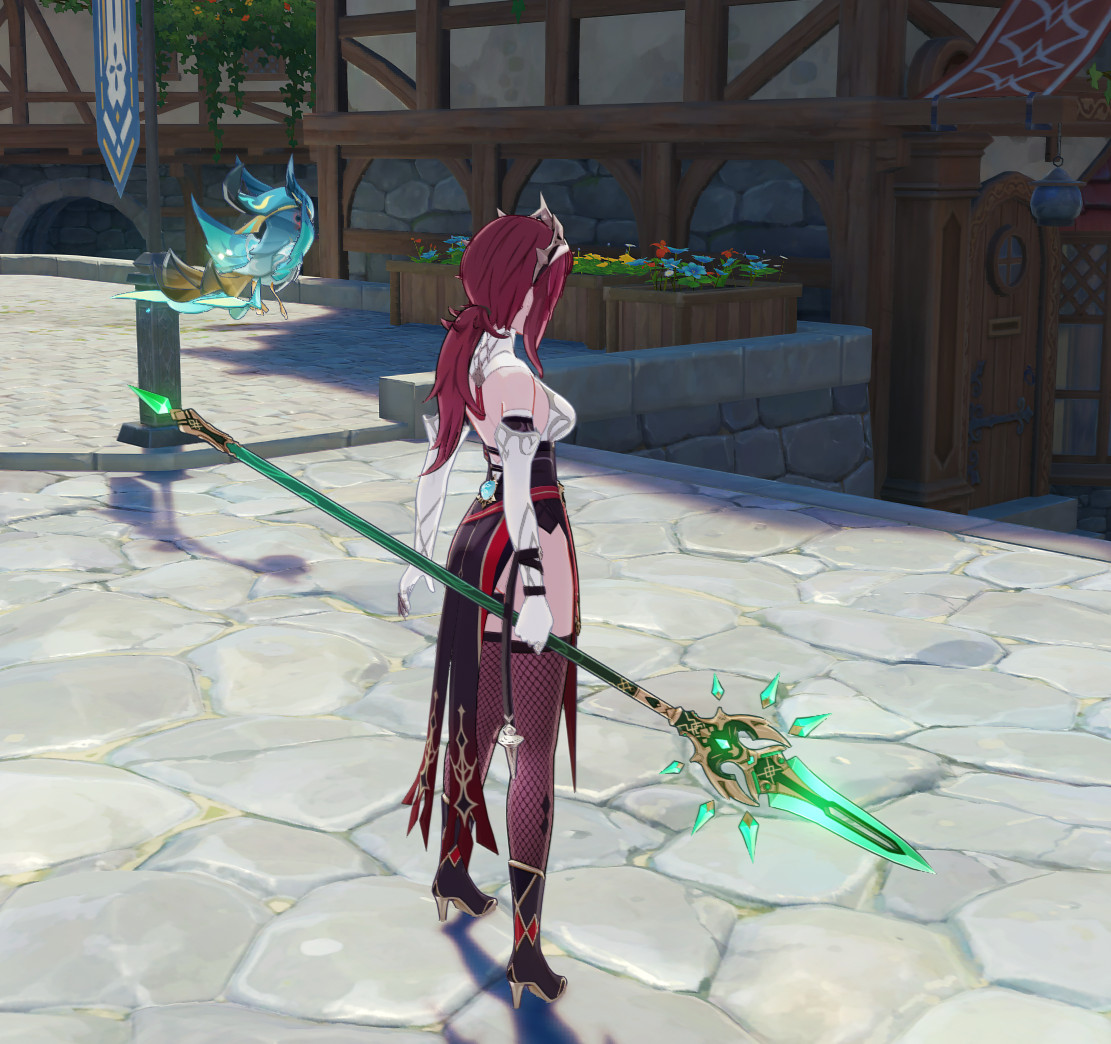 Rosaria with ponytail Mod for Genshin Impact | GI Mods
