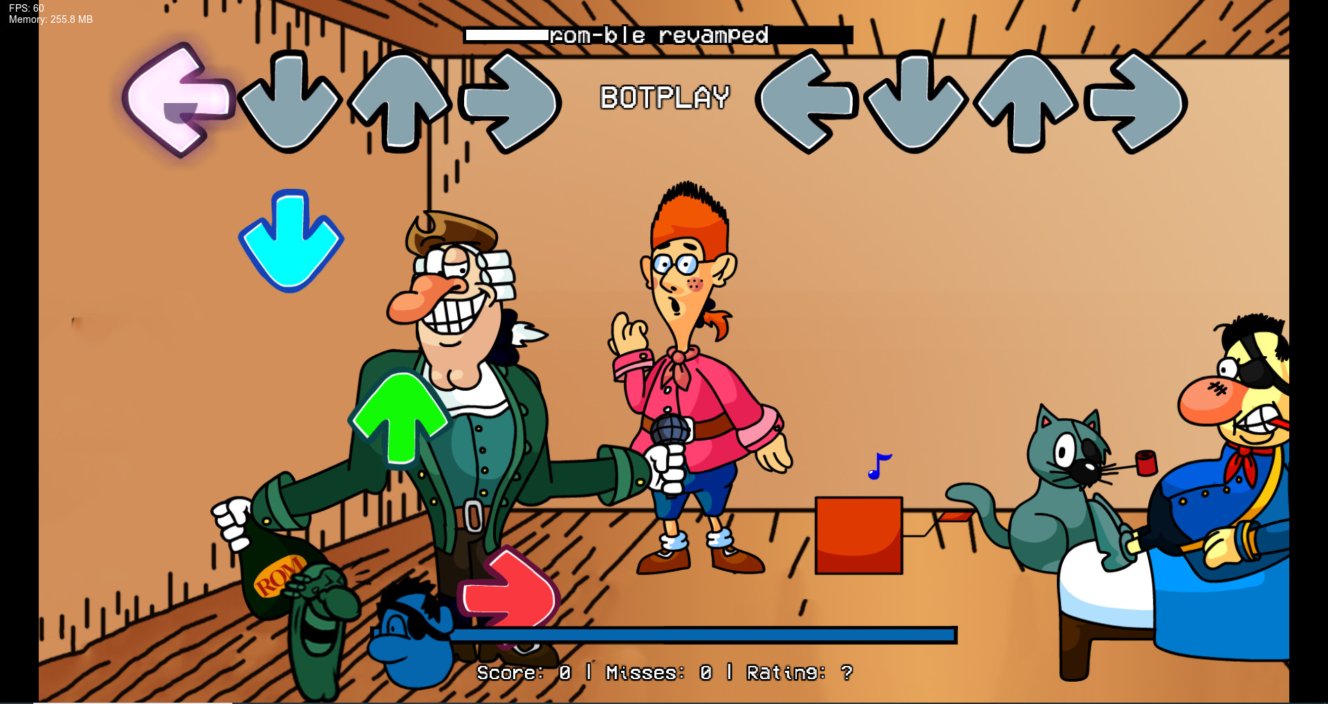 Rom-Ble Revamped (+ Unused Reanimated sprites) Mod for Friday Night ...