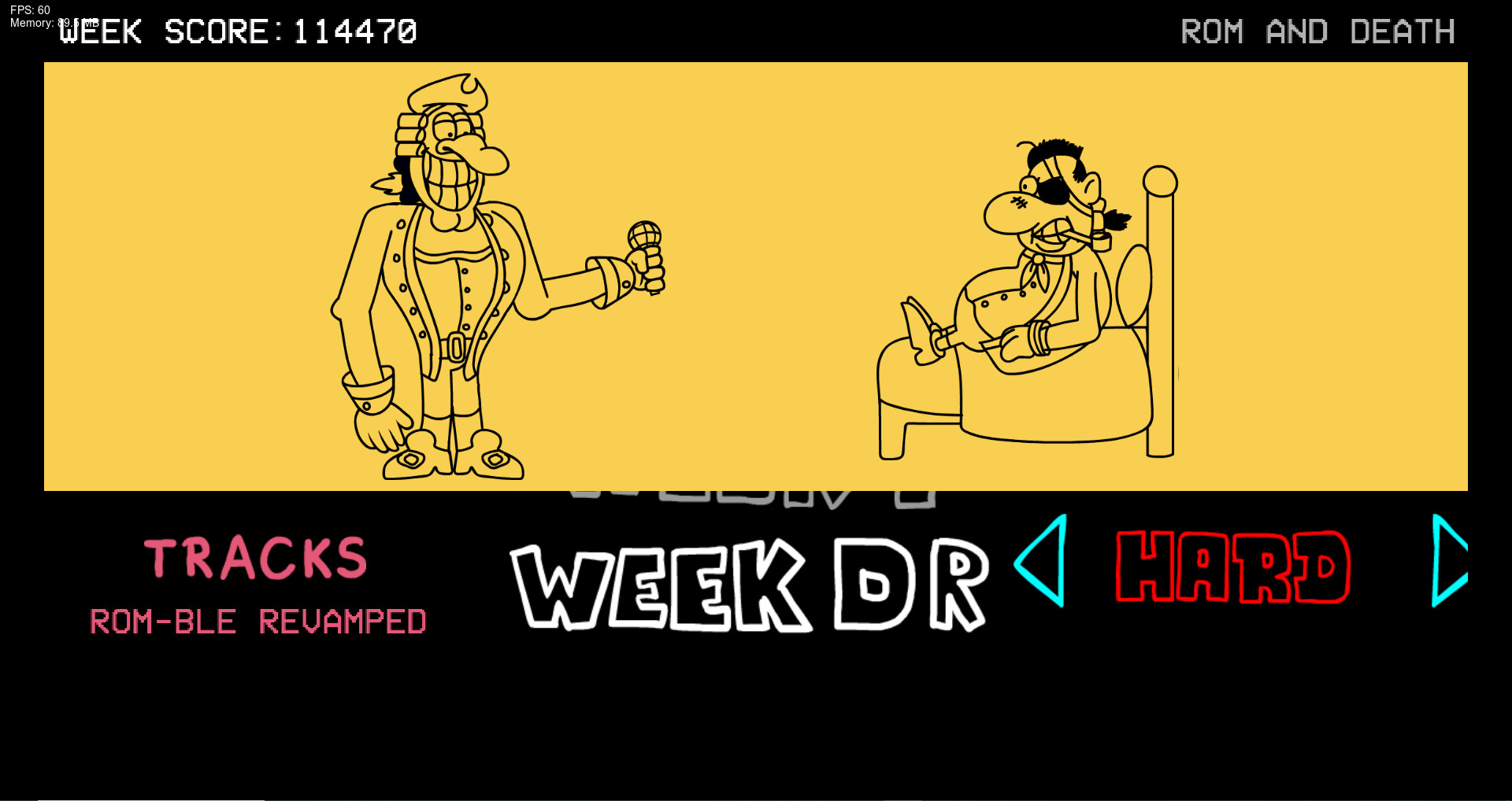 Rom-Ble Revamped (+ Unused Reanimated sprites) Mod for Friday Night ...