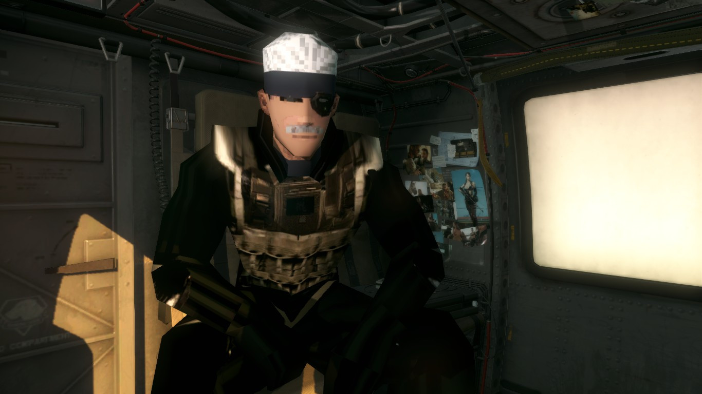 MGS1 Snake - MGS4 Low Poly Solid Snake Mod for Metal Gear Solid V: The ...