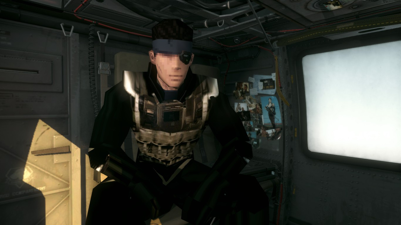 MGS1 Snake - MGS4 Low Poly Solid Snake Mod for Metal Gear Solid V: The ...