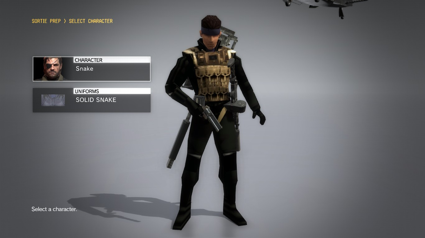 MGS1 Snake - MGS4 Low Poly Solid Snake Mod for Metal Gear Solid V: The ...