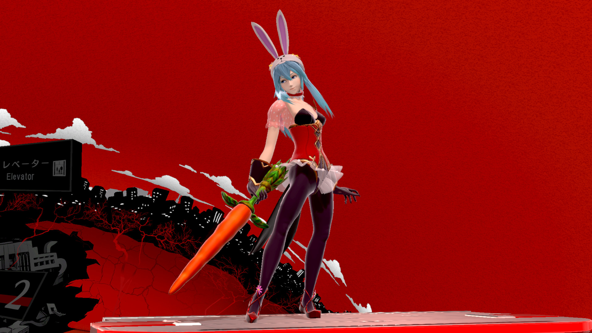 Spring Exalt (Bunny) Lucina Mod for Super Smash Bros. Ultimate | SSBU Mods