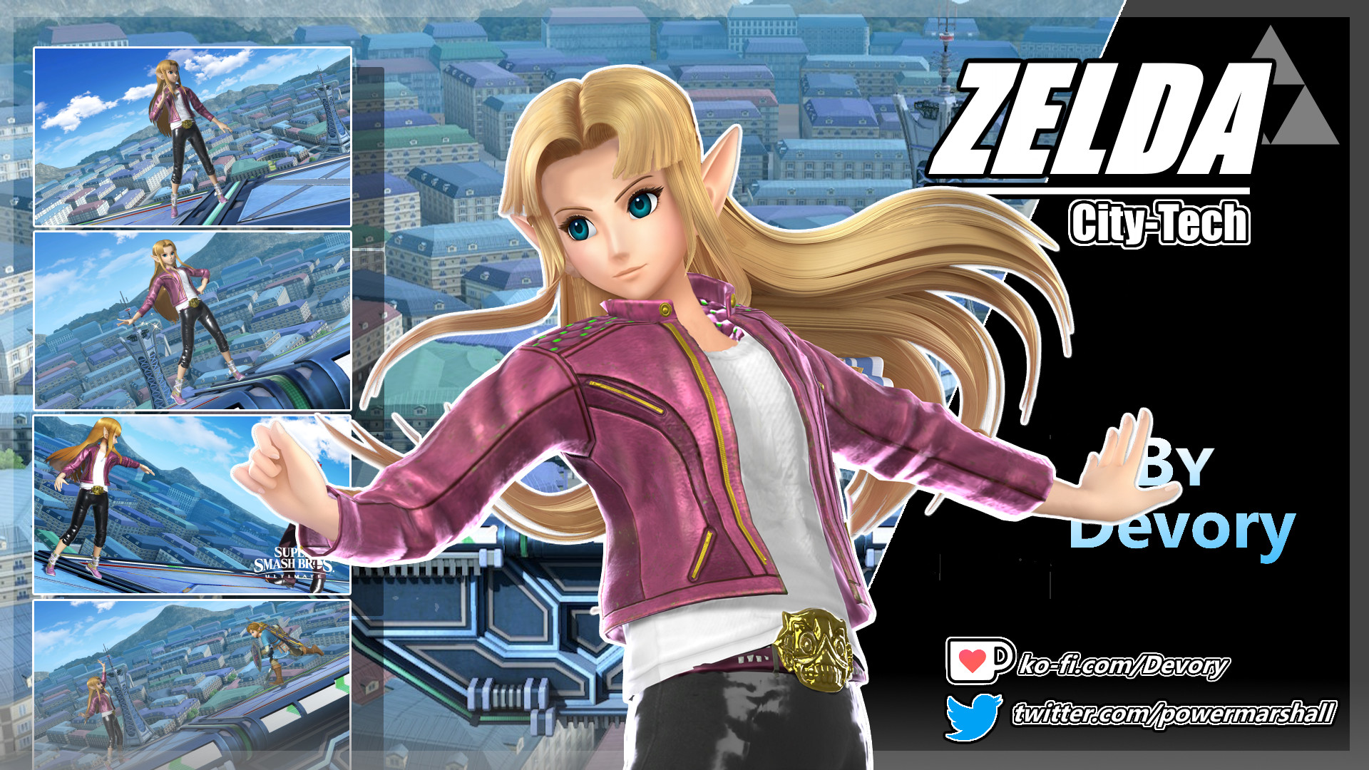 City-Tech Zelda Mod for Super Smash Bros. Ultimate | SSBU Mods