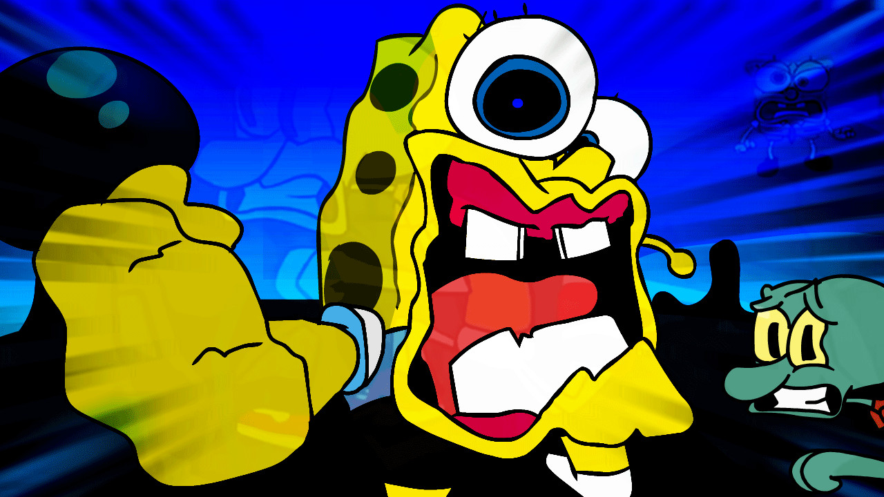 Spongebob Vs Squidward | This MF Got Them Fake J'S Mod for Friday Night ...