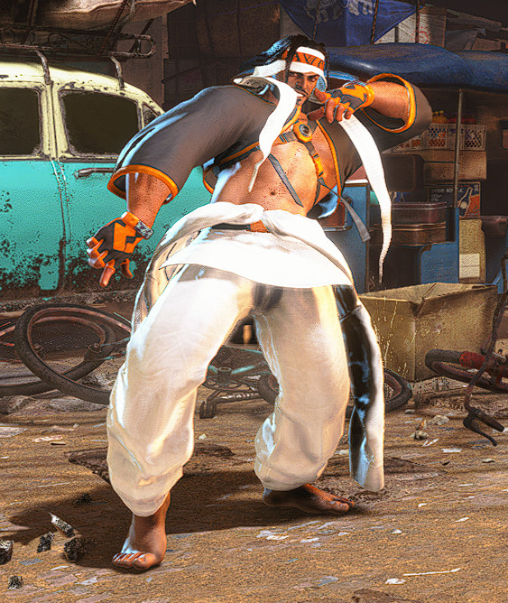 Rashid Barefoot (C1) Mod for Street Fighter 6 | SF6 Mods