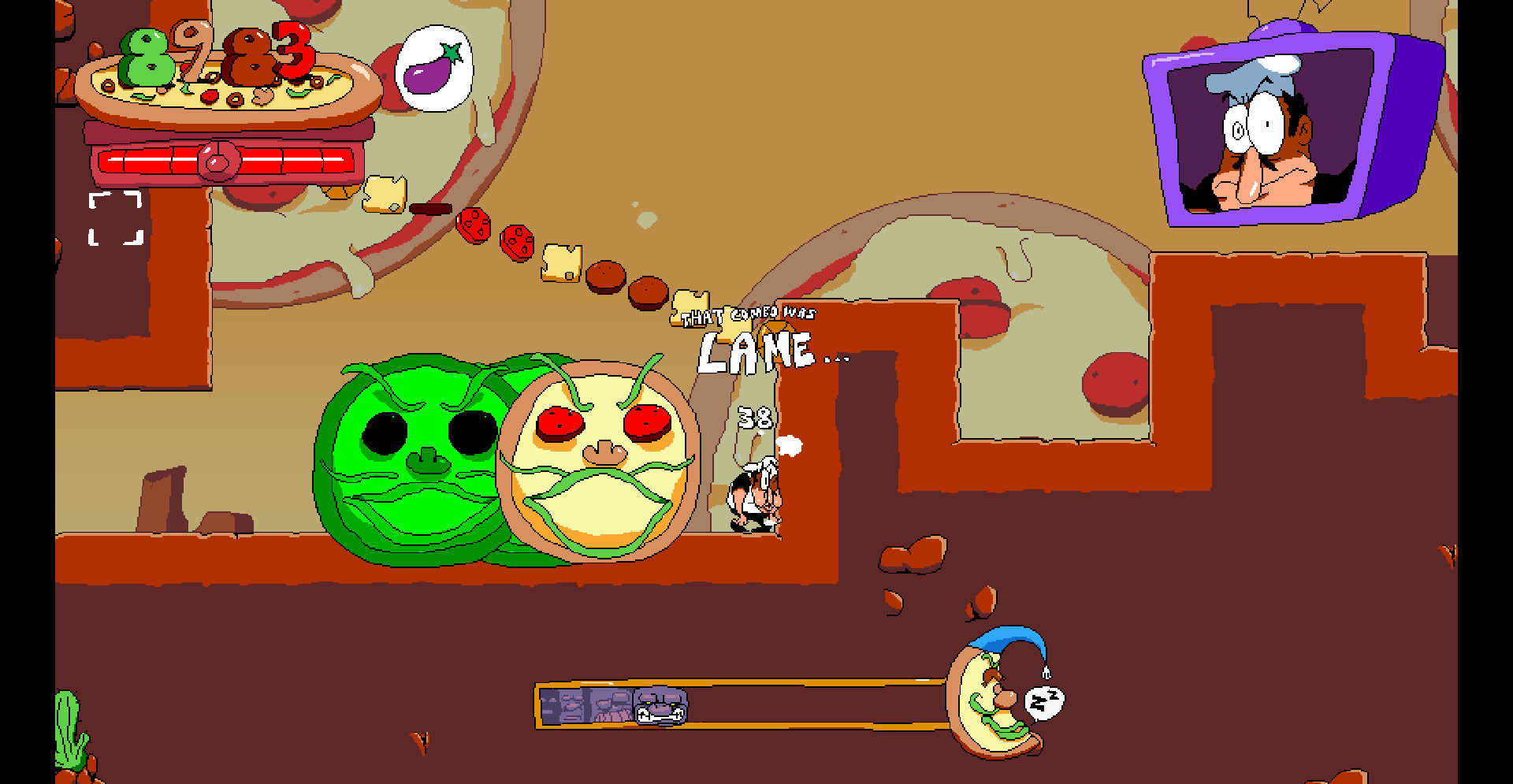 Eggplant Lapping Mod for Pizza Tower | PT Mods