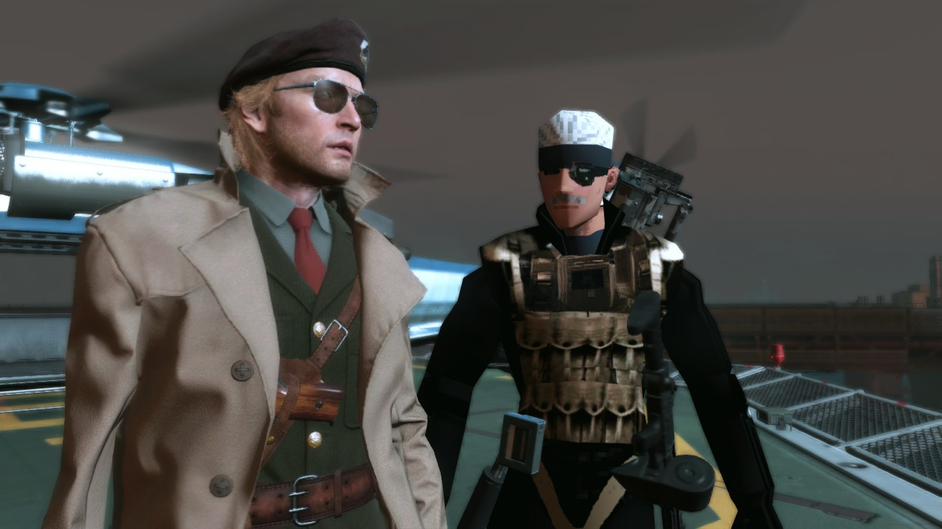 MGS1 Snake - MGS4 Low Poly Solid Snake Mod for Metal Gear Solid V: The ...