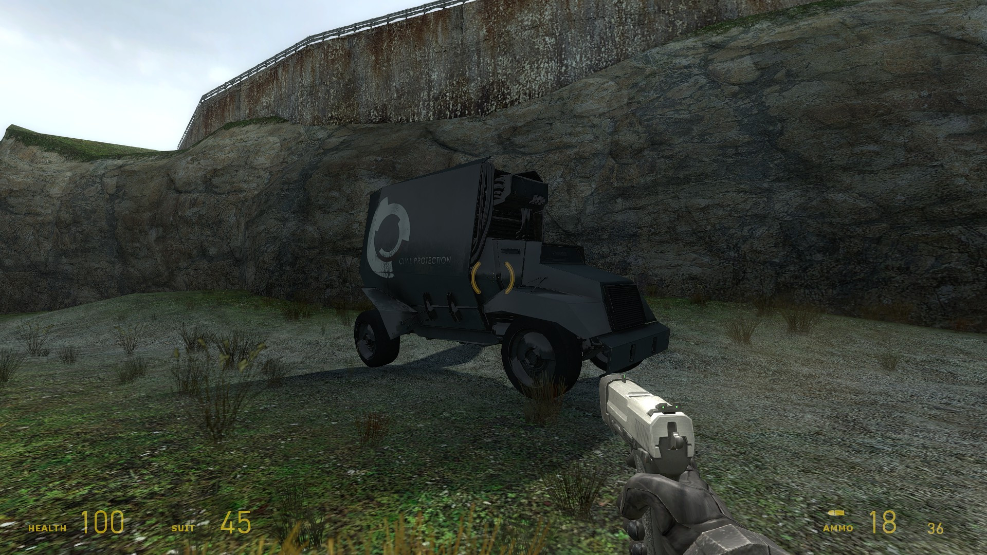HL:A Civil Protection Van for apc Mod for Half-Life 2 | HL2 Mods