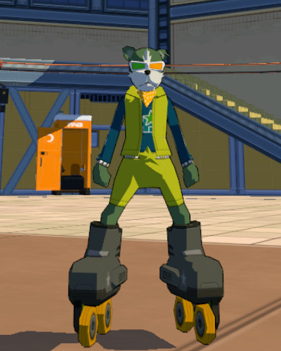 Pots (JSRF) Dapper Doggo Update Mod for Bomb Rush Cyberfunk | BRC Mods