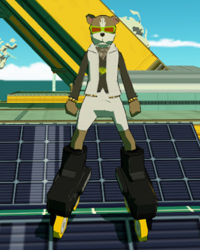 Pots (JSRF) Dapper Doggo Update Mod for Bomb Rush Cyberfunk | BRC Mods