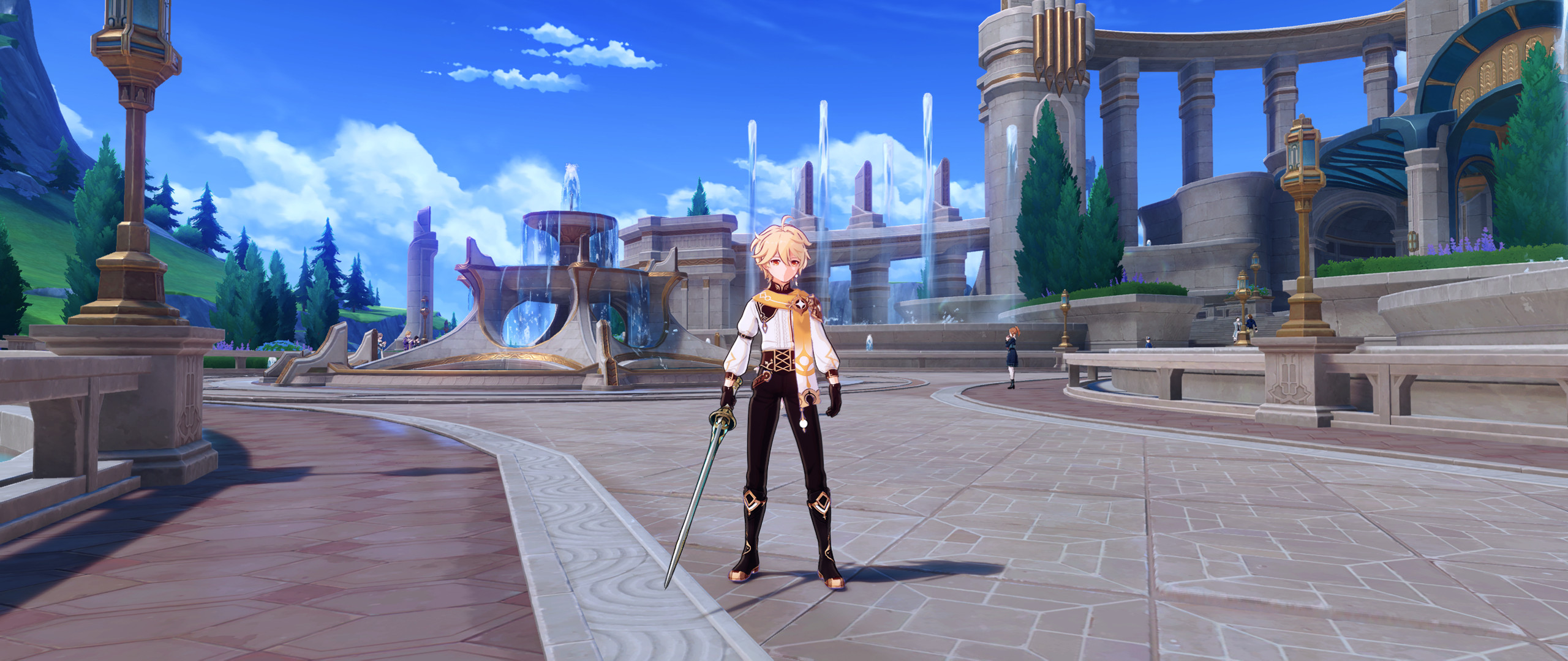 Fontaine Aether Mod Over Kazuha Mod for Genshin Impact | GI Mods