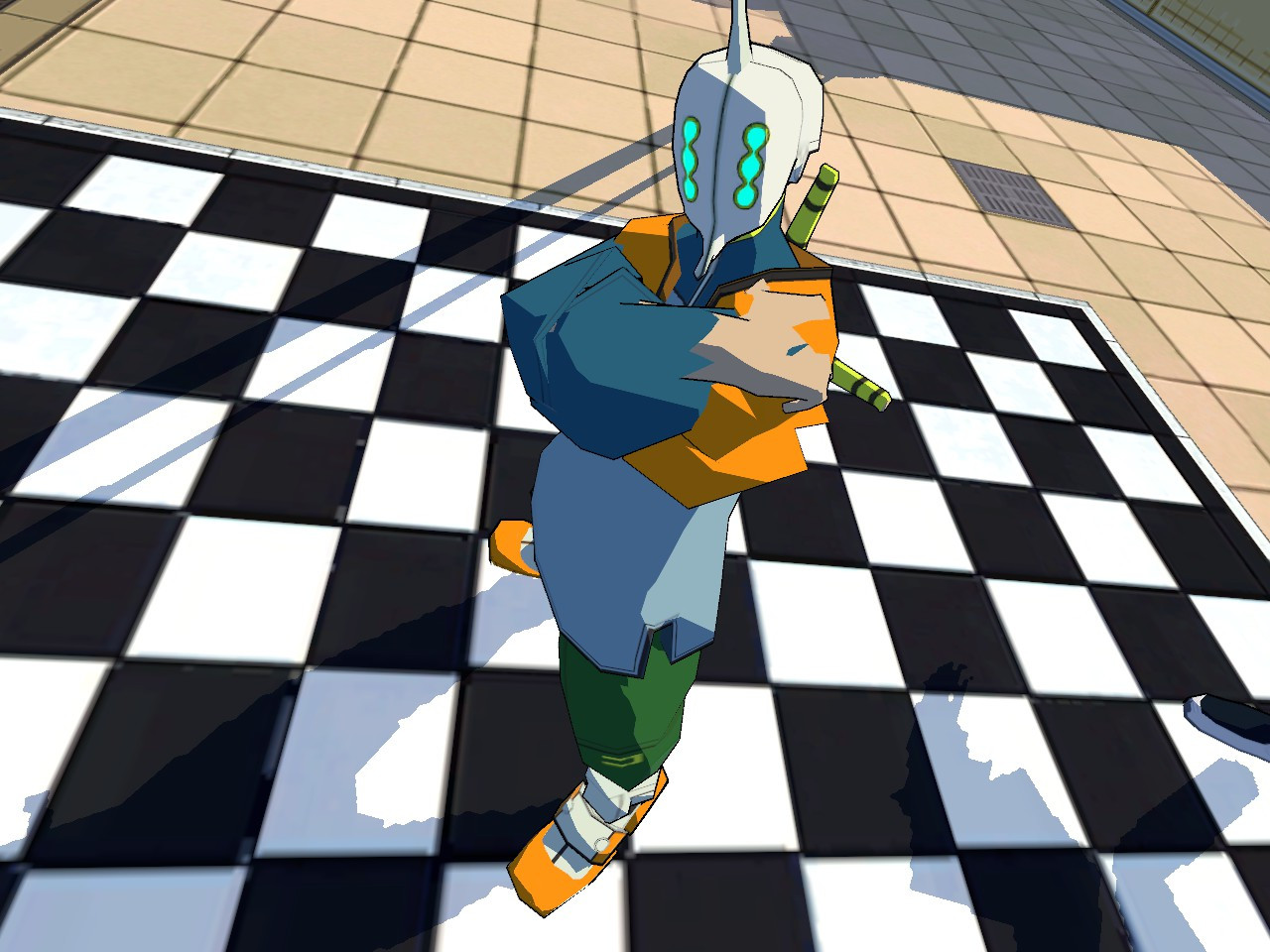 Masked Felix (he points!) Mod for Bomb Rush Cyberfunk | BRC Mods