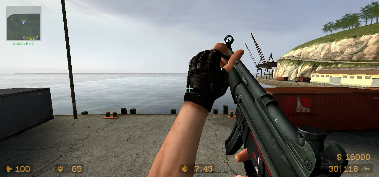Default MP5 on Kurogane25's Anim Mod for Counter-Strike: Source | CS:S Mods
