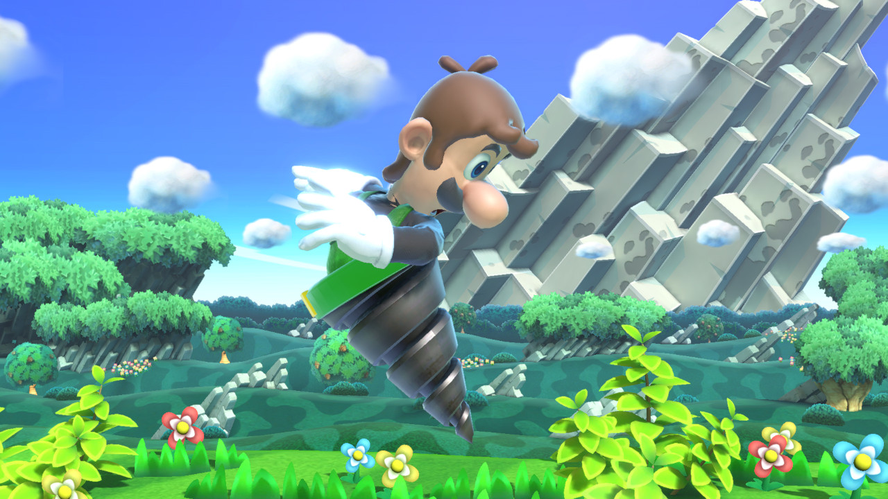 Drill Luigi Mod for Super Smash Bros. Ultimate | SSBU Mods
