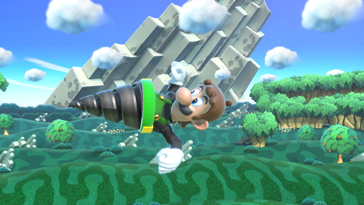 Drill Luigi Mod for Super Smash Bros. Ultimate | SSBU Mods