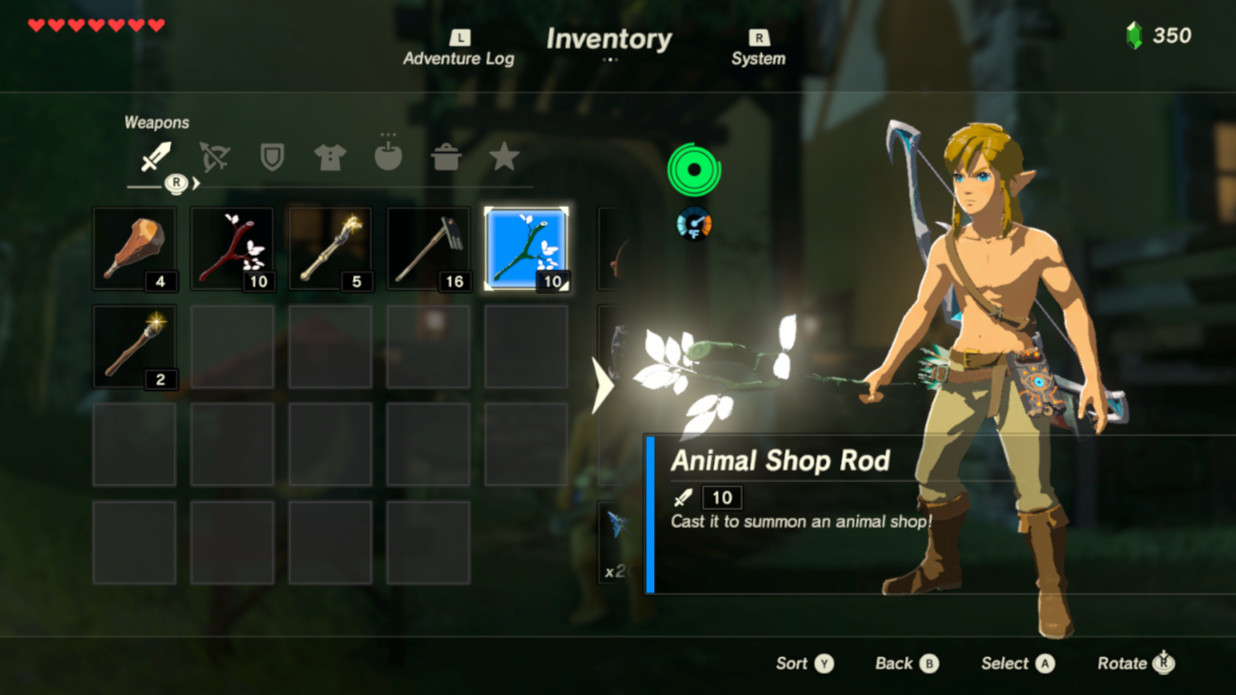 Pocket Shop Module 1 (2.0): Animals Mod for The Legend of Zelda: Breath ...