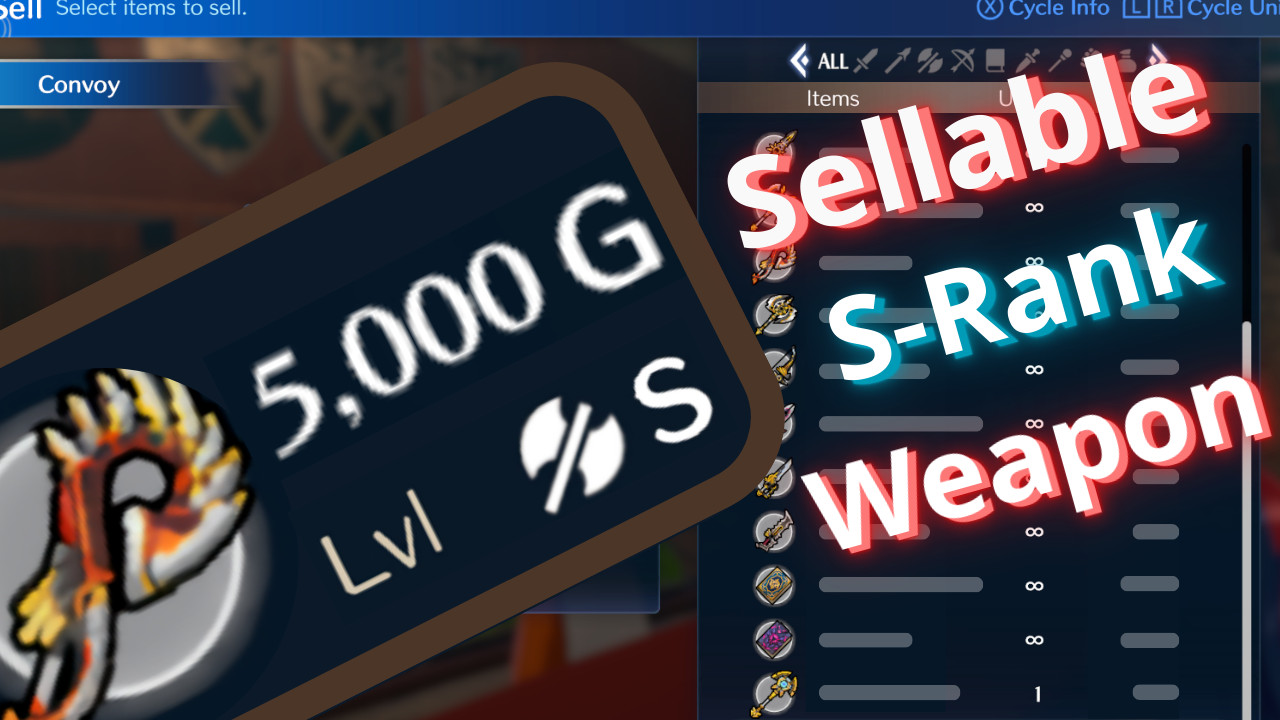 Sellable S-Rank Weapon Mod for Fire Emblem Engage | FEE Mods