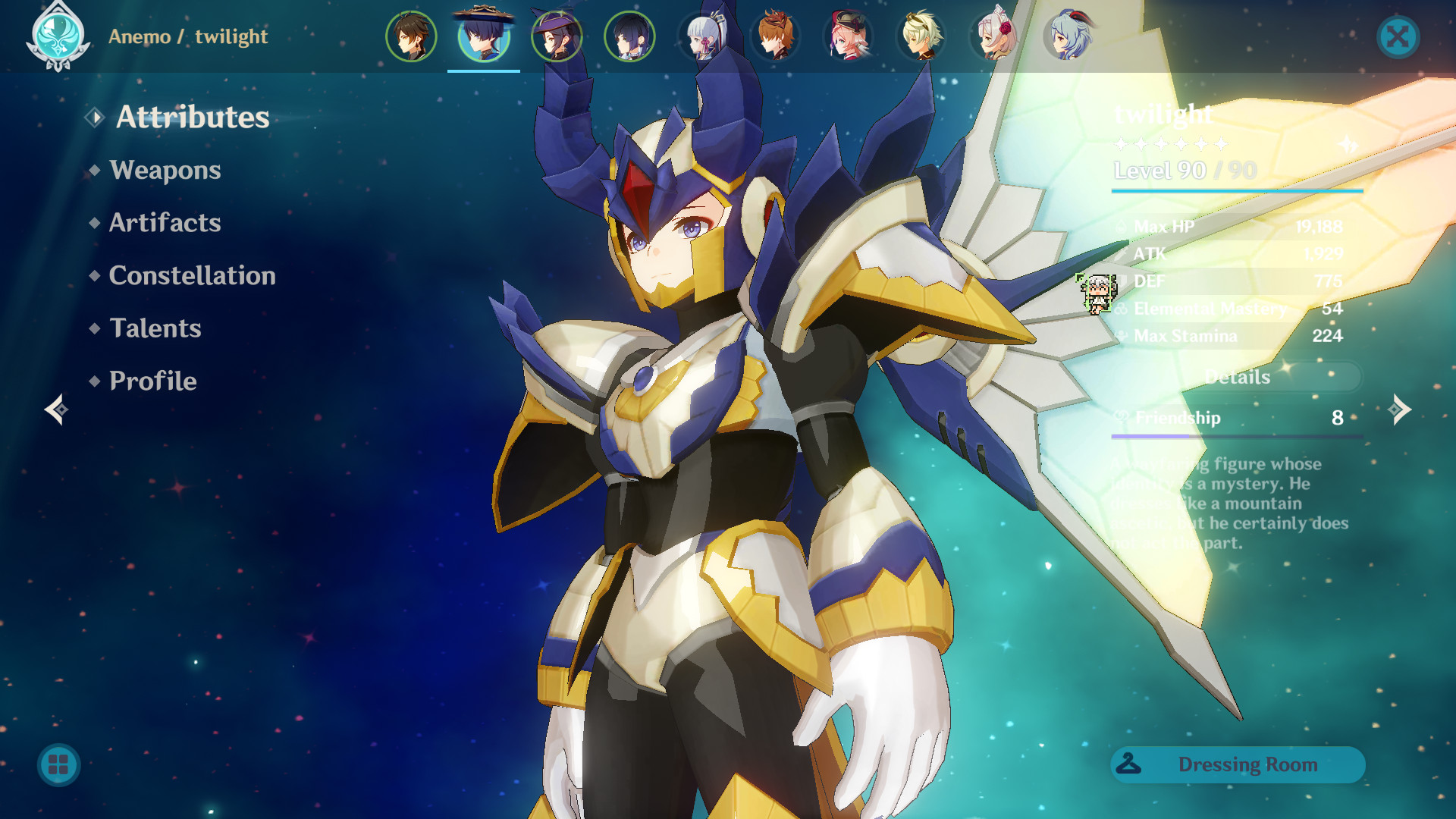 RMXD Shagaru armor wanderer Mod for Genshin Impact | GI Mods