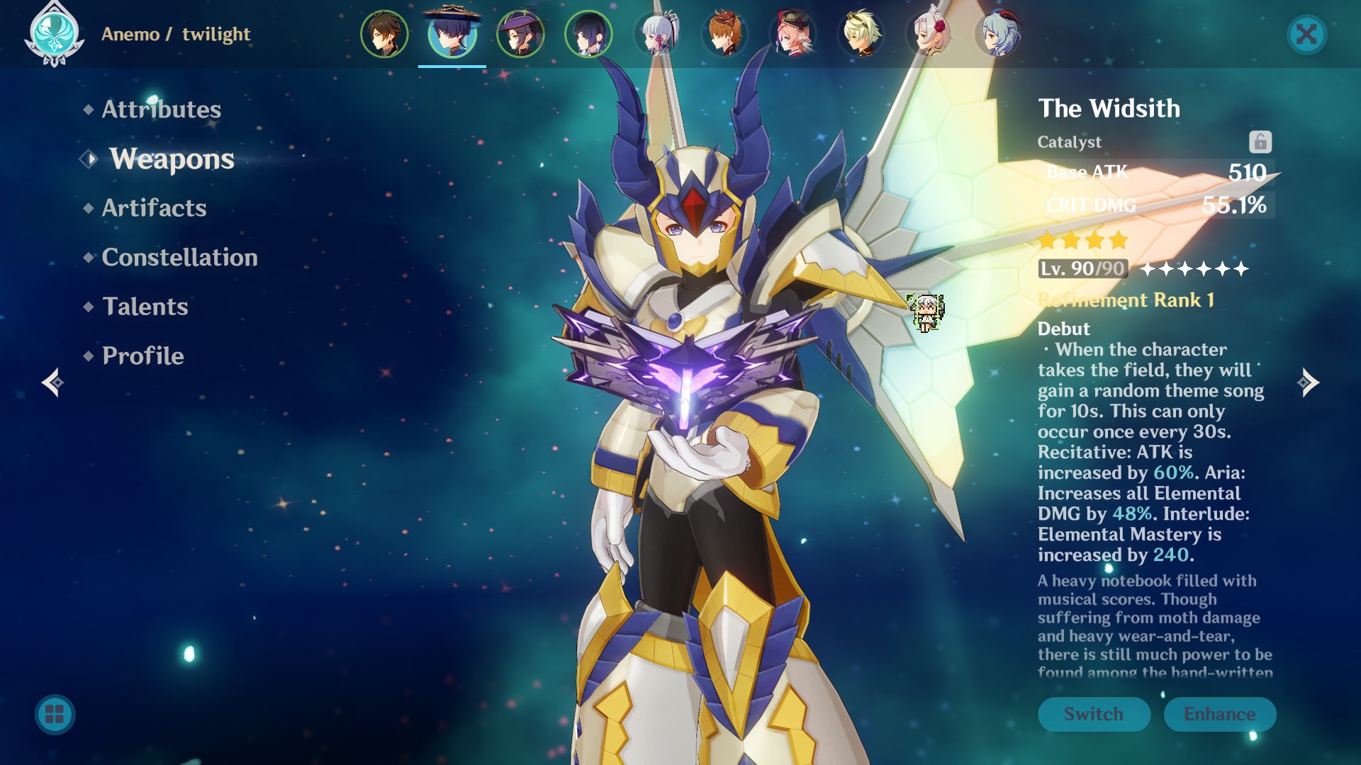 RMXD Shagaru armor wanderer Mod for Genshin Impact | GI Mods