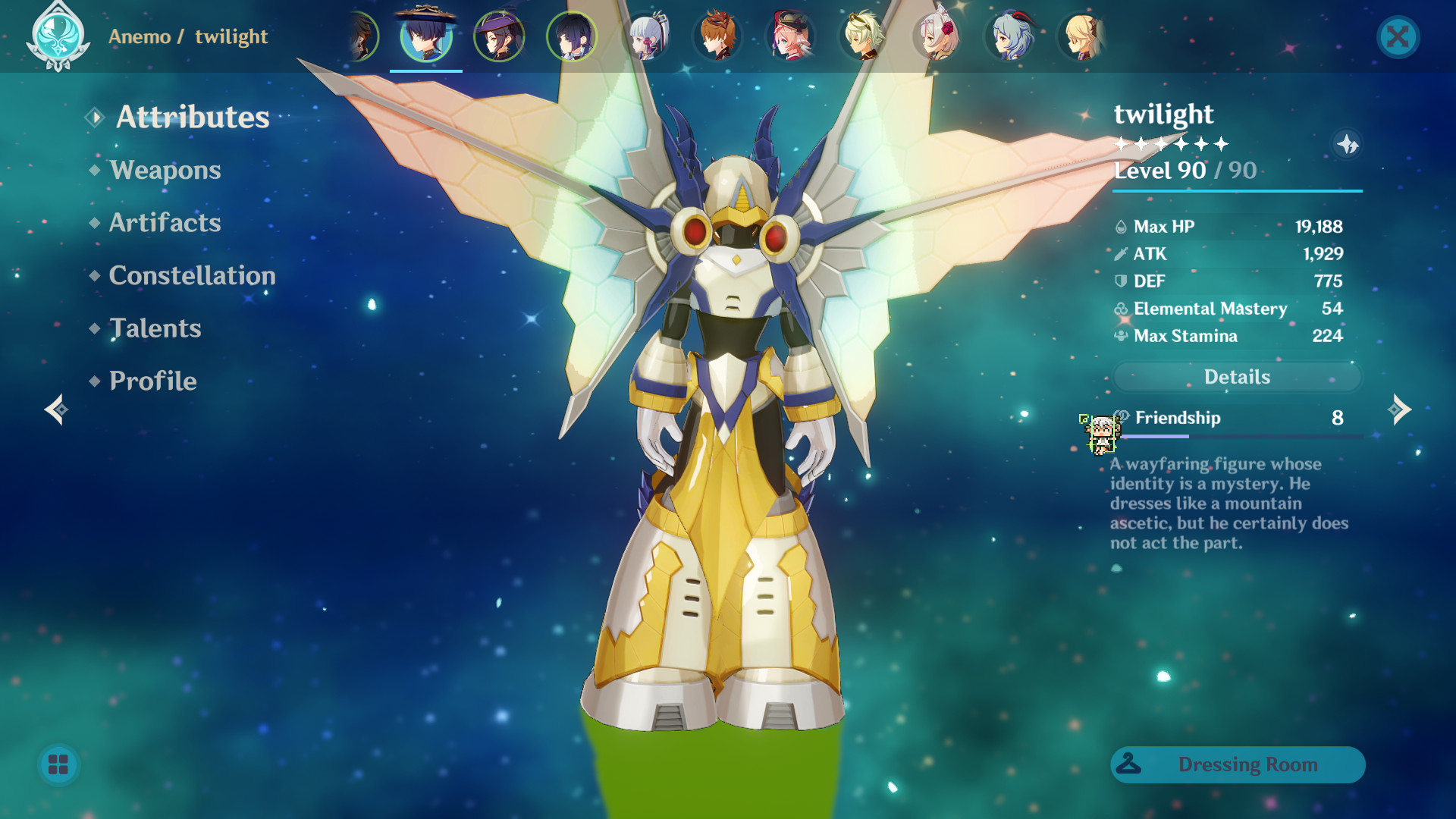 RMXD Shagaru armor wanderer Mod for Genshin Impact | GI Mods