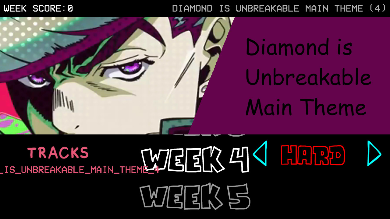 FNF JoJos Bizarre adventure V1 Mod for Friday Night Funkin' | FNF Mods