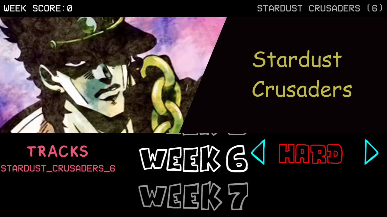 FNF JoJos Bizarre adventure V1 Mod for Friday Night Funkin' | FNF Mods