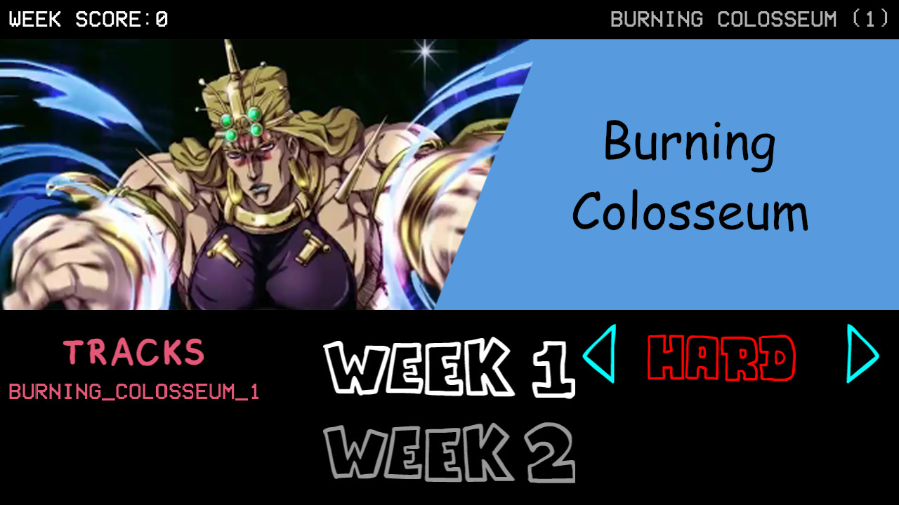 FNF JoJos Bizarre adventure V1 Mod for Friday Night Funkin' | FNF Mods