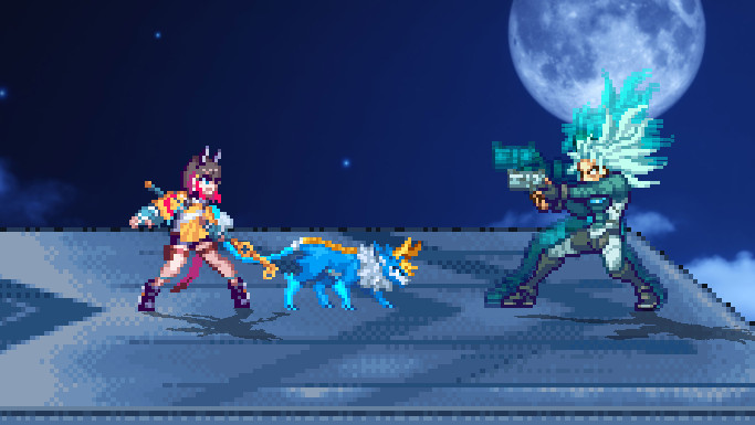 Kirin (Azure Striker Gunvolt) CMC+ v8 Mod for Super Smash Bros. Crusade ...