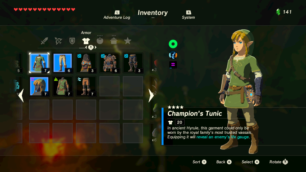 Green Champion Tunic Revamped Mod for The Legend of Zelda: Breath of ...