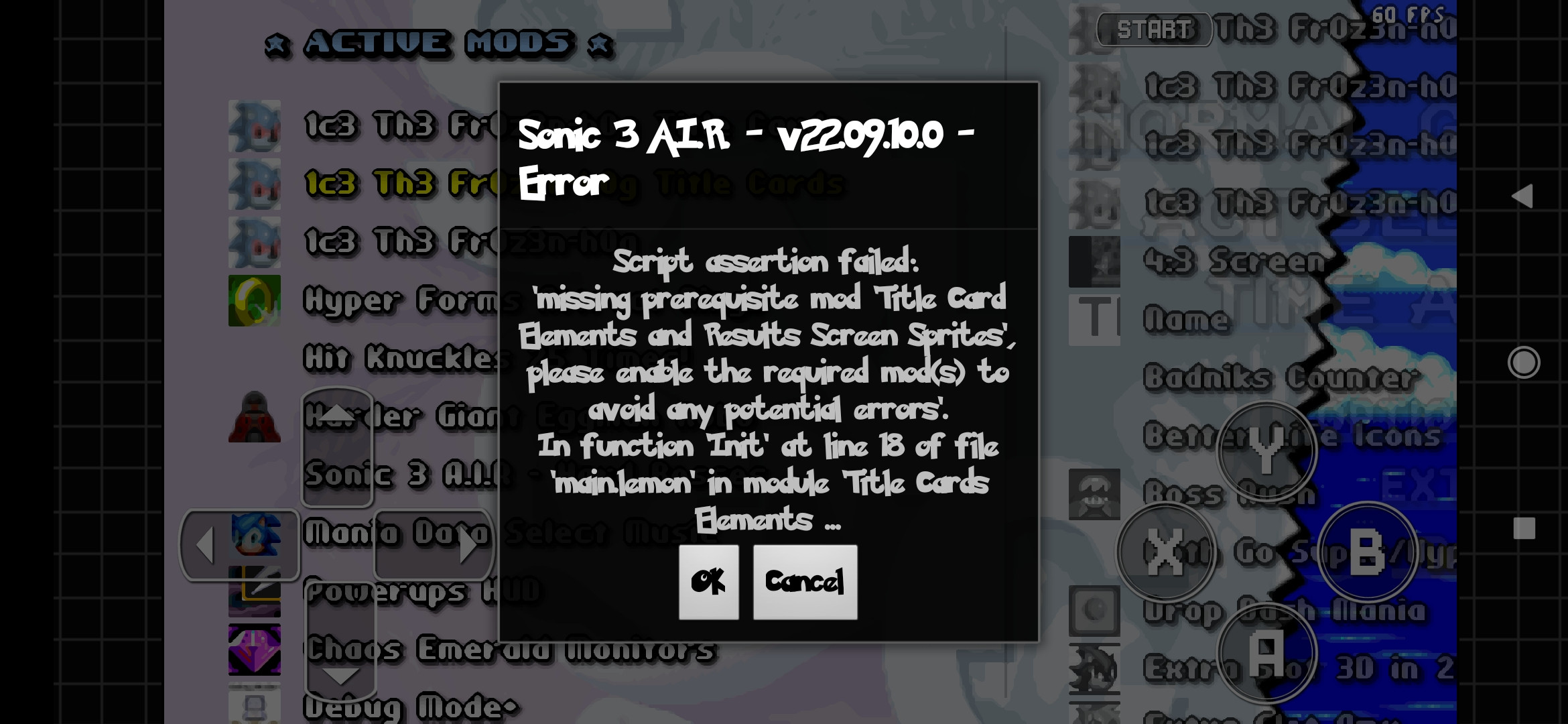 1c3 Th3 Fr0z3n-h0g Mod Mod for Sonic 3 A.I.R. | S3AIR Mods