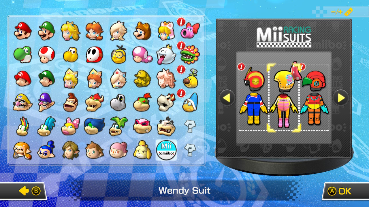 Wendy Mii Racing Suit Mod for Mario Kart 8 Deluxe | MK8D Mods