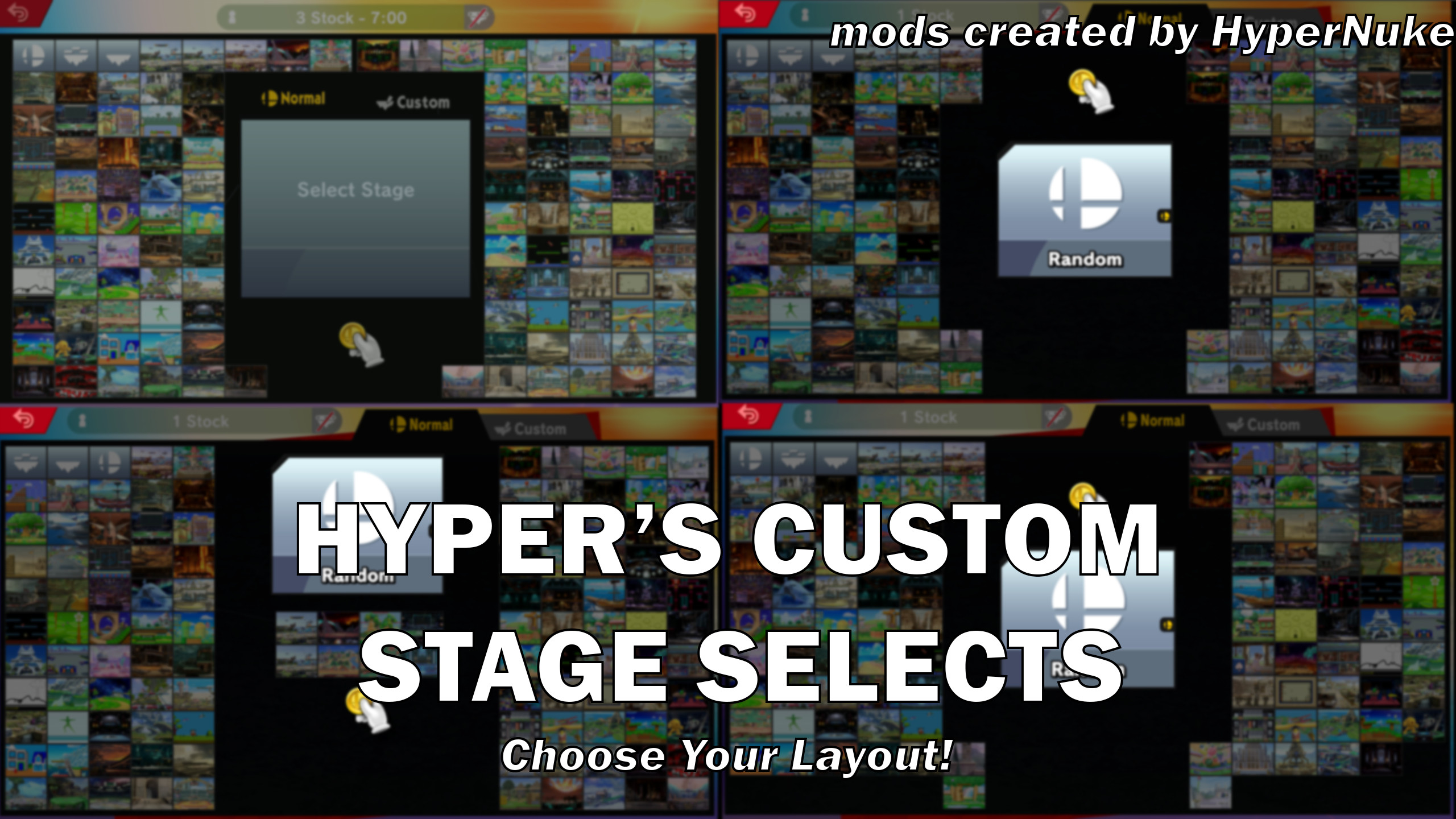 Hyper's Custom Stage Selects Mod for Super Smash Bros. Ultimate | SSBU Mods