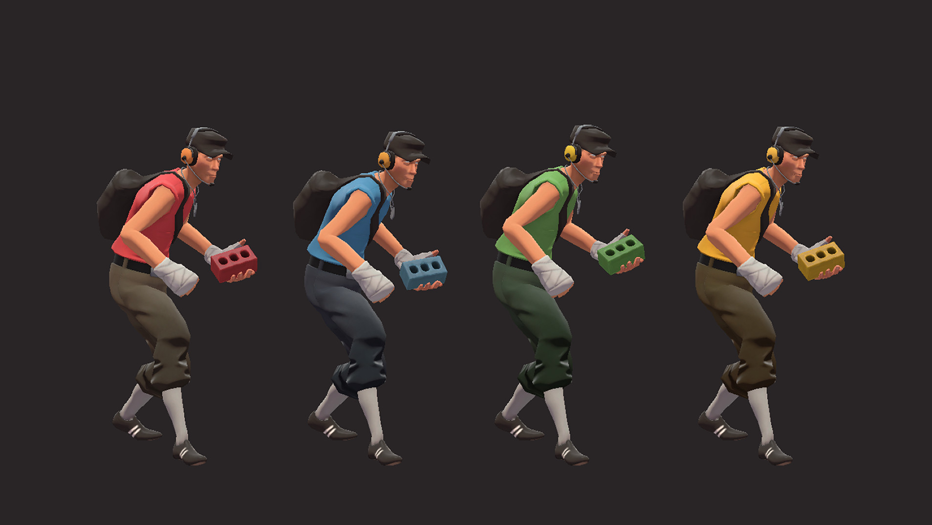 Team Color Brick Mod for Team Fortress 2 Classified | TF2Classic Mods
