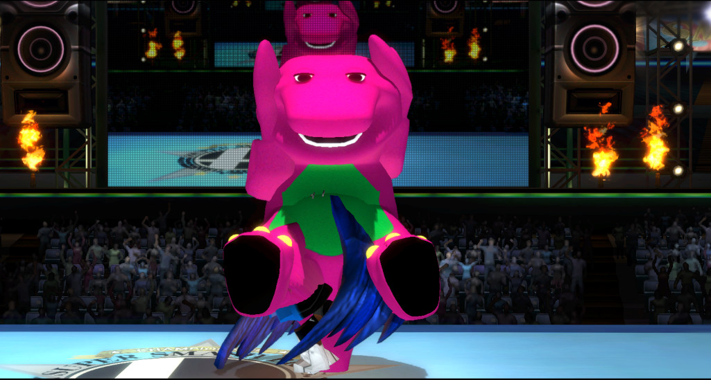 Barney The DINOSAUR Mod for Super Smash Bros. Ultimate | SSBU Mods
