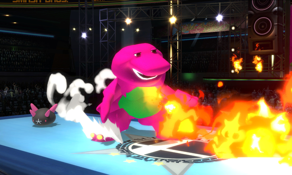 Barney The DINOSAUR Mod for Super Smash Bros. Ultimate | SSBU Mods